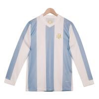China Custom Argentina 50th Anniversary Long Sleeve Retro Jersey Bulk Order for sale