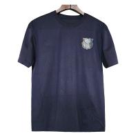 China Black Barcelona Themed Custom T-Shirt with Team Logo - Premium Cotton Blend, Sizes S-XXL, Bulk Order Discounts for sale