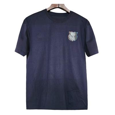 China Black Barcelona Themed Custom T-Shirt with Team Logo - Premium Cotton Blend, Sizes S-XXL, Bulk Order Discounts for sale