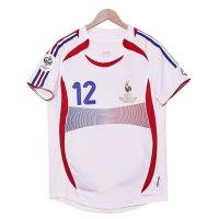 China France 2006 Retro Away No. 12 Jersey Custom Classic Football Shirt 100% Polyester for sale