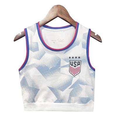 China Custom 2025-2026 American Cheerleading Women's Vest Team Sportswear Design for sale