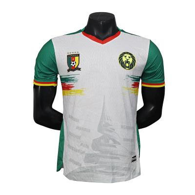 China Group customized Cameroon white player version jersey high quality choice for sale