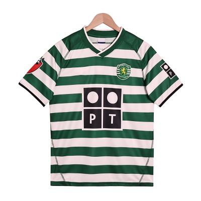 China Sporting Lisbon 2003-2004 Home Retro Jersey Classic Reproduction Group Customization for sale