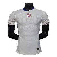 China Custom France Away Player Version Jersey High Quality Team Sports Equipment Breathable Moisture Wicking for sale