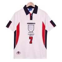 China Custom England 1998 World Cup Beckham No. 7 Short Sleeved Jersey for Group Orders for sale