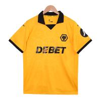 China Wolves 2025-2026 Home Jersey Breathable Polyester Football Shirt Customizable for sale