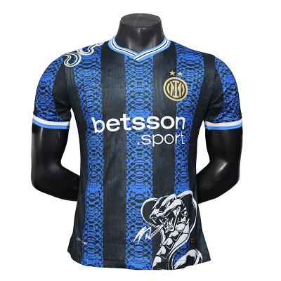 China Custom Inter Milan 2526 Pre-Match Jersey Slim Fit Breathable Football Shirt S-5XL for sale
