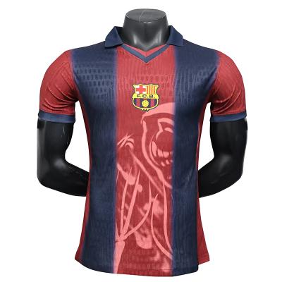 China FC Barcelona Custom Graphic Jersey Polyester S-XXL Slim Fit Moisture Wicking for sale