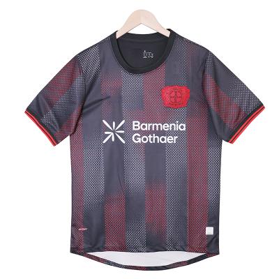 China Leverkusen 25-26 Fan Home Jersey Polyester Customizable S-XXL Bulk Order for sale
