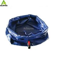 China Ailinyou  Hot Sale UV-resistant Flexible 1500 Liter Onion Shape Open Top Water Tank for water treatment for sale