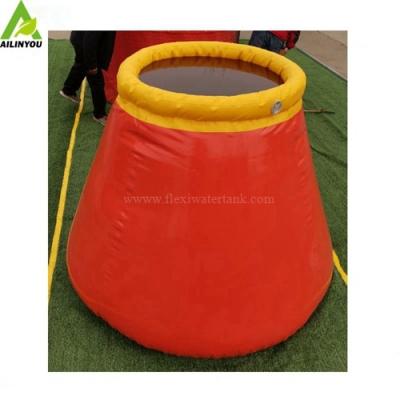 China Ailinyou Hot Sale Self- Supporting Onion Water Storage Bladder Tank 2500L for national fire for sale