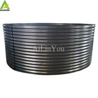 China Galvanized Sheet Fish Pond 500-500000 Litre Aquaculture Tanks For Fish Farming for sale