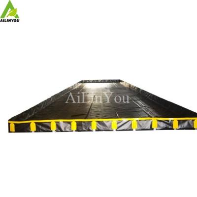 China Ailinyou Hot Sale Oil Spill Containment  Berms Customized Flexible Collection Tank for sale