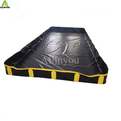 China Factory Custom Pvc Solid Boom Oil Containment Boom Oil Spill Containment Barrier Berm for sale