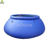 China Large 10000 liter 10m3  Soft Flexible Tanks  for sewage collection and water storage emergency for sale