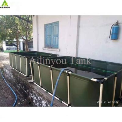 China Aquaculture/ Farming Flexible PVC Plastic Rain Water Storage Harvesting Tank Irrigating for sale