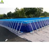 China Blue Folding Swimming Pool for Shrimp Farming and Water Storage for sale
