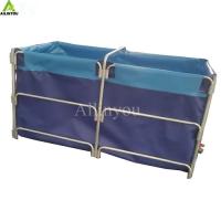 China China Ailinyou Hot Sale 2000L Aquaculture Tank  2x1x1m Fish Farming Tank with Galvanized Steel Pipe for sale