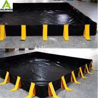 China Ailinyou Custom-made High Quality Prevent Liquid Escape Oil Spill Containment Barrier Berm for sale