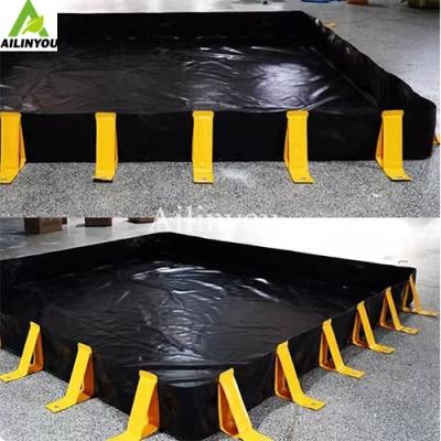 China Ailinyou Custom-made High Quality Prevent Liquid Escape Oil Spill Containment Barrier Berm for sale