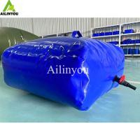 China Chongqing Ailinyou Wholesale  Collapsible Water Bladder 500L /130 Gal PVC Water Storage Bladder  For  Water Storage for sale
