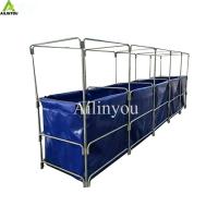China Upgrade Saltwater Farming Plastic Fish Tank RAS Farming Salmon Shrimp PP Round Pond for Aquaculture for sale