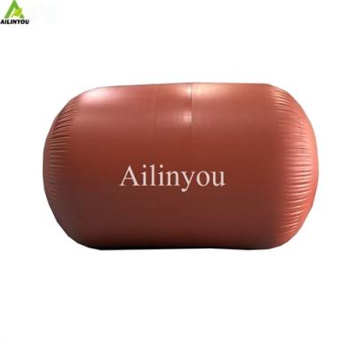 China Ailinyou Hot Sale 200m3  Red Mud PVC Biogas storage Bag for storage biogas or gas for sale