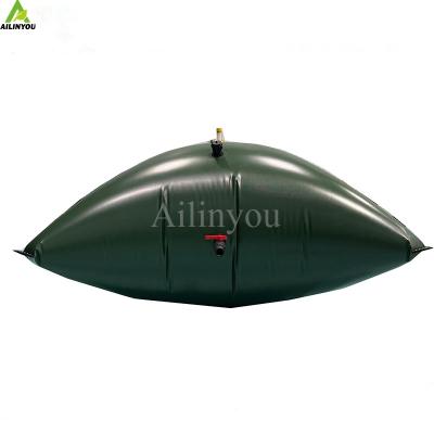 China Collapsible Pillow Water Storage Tank Flexible Liquid Storage Bag with Detachable Discharge Pipe for sale