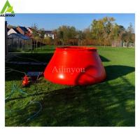 China Onion Type Flexible Fire Fighting Reservoir Collapsible Water Storage Tank for sale