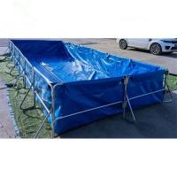 China Factory Looking for Partners Custom Durable Foldable Round Tarpaulin Biofloc Fish Tanks of Aquaculture Farm Fish Pond for sale