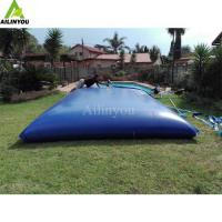 China 200llitres -20000 liter Inflatable Bladder plastic large pvc/tpu pillow flexible water storage tank for sale