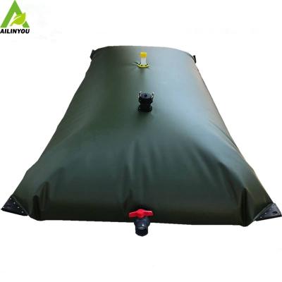 China flexible and foldable pvc pure water storage tank 5000 liter water bladder for sale