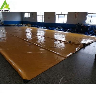 China Collapsible Water Bladder/tank On Truck Base Or Platform  Long Life Flexible Pvc Water Bladder Tank For Farming for sale