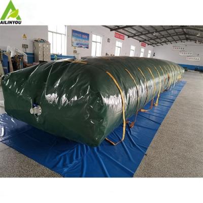 China Ailinyou Customized flexible Water storage bladder tank on boat for water treatment for sale