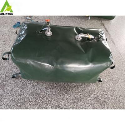China Emergency Fuel Storage Tanks 500 Litre flexible fuel storage bladder Collapsible fuel tank  Suppliers for sale
