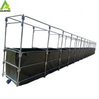 China Best Selling Custom Size Rectangular Rarp Liner Fish Pond Tank Shrimp Pond for sale