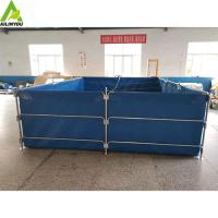 China Ailinyou  Wholesale Folding Fish Tanks  Rectangular Biofloc system Fish pond tank 20000 L for sale