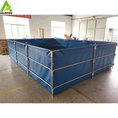 China customize pond liner  pvc tarpaulin fish pond or tank fish canvas tank for sale