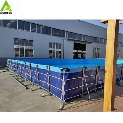 China Factory Direct Sales Fsh Farming Equipment Hydroponics System Custom Shrimp Farm Tank for sale