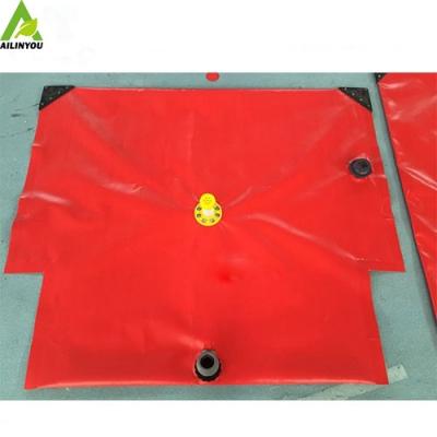 China Emergency Water Storage Tanks 1000 Liter flexible water storage bladder Collapsible water tank  Suppliers for sale