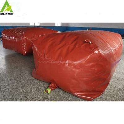 China Direct Selling Home Used Biogas Storage Balloon Red Mud PVC  Digester Biogas Price for sale