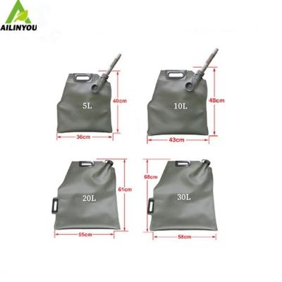 China light and easy Portable  5L 10L 20L  Military Green Gasoline Fuel Tank Petrol 5 Gallon Gal Oil Jerry Can for sale