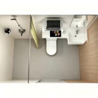 China SMC Dry-Wet Separated Modular Shower Enclosures for sale