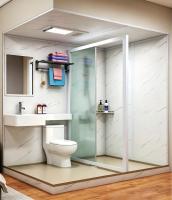 China SMC Dry-Wet Separated Modular Shower Enclosures for sale