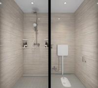 China Integrated SMC Bathroom Waterproof Prefab Toilet And Shower Unit Compact for sale