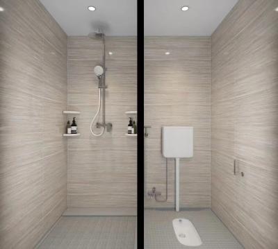 China Integrated SMC Bathroom Waterproof Prefab Toilet And Shower Unit Compact for sale