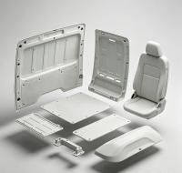 China Wear Resistant Train Seat Back Foldable Backrest Panel Eco Friendly For High Speed Rail for sale
