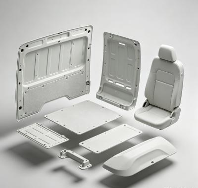 China Wear Resistant Train Seat Back Foldable Backrest Panel Eco Friendly For High Speed Rail for sale