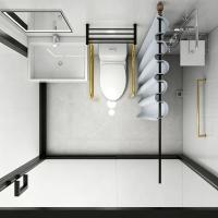 China Anti Aging Prefab Bathroom Shower Heat Resistant Prefab Bathroom Kits Corrosion Resistant for sale