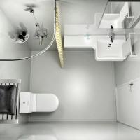 China Anti Aging Prefab Bathroom Shower Heat Resistant Prefab Bathroom Kits Corrosion Resistant for sale